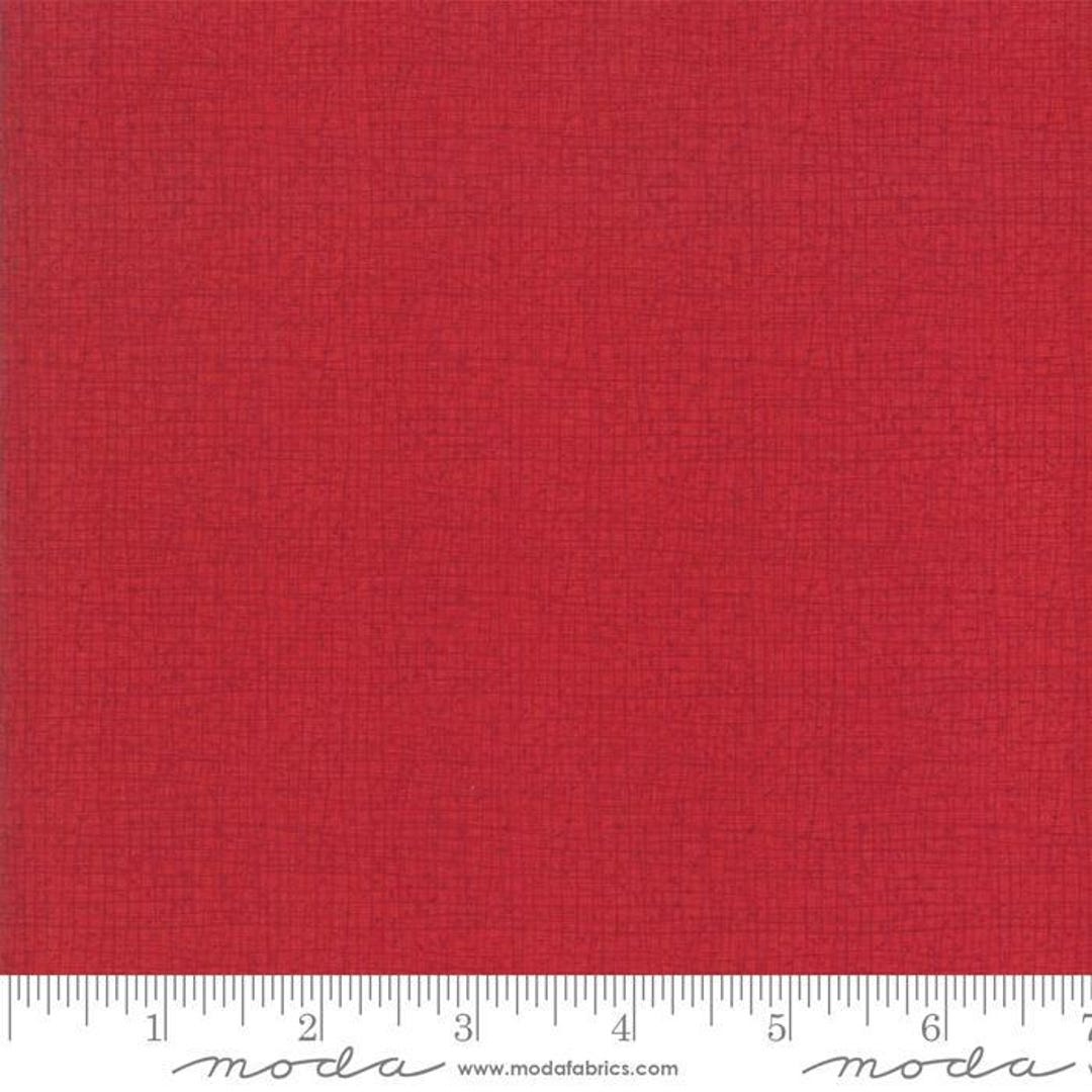 Red Fabric by Moda 48626 119, Red Fabric by the Yard, Moda Fabric, Red ...