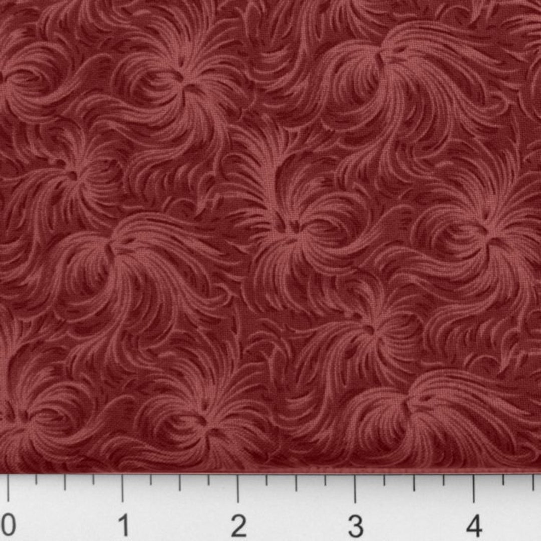 Burgundy Fabric by the Yard, Burgundy Swirl Fabric, Burgundy Red Fabric ...