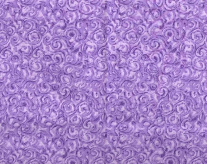 Lilac Fabric by the Yard, Purple Swirl Fabric by the Yard, Purple ...