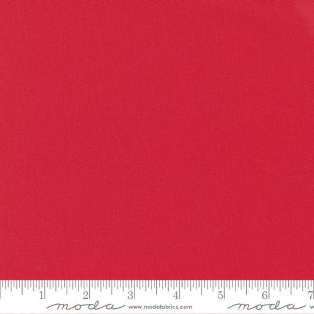 Moda Bella Solids in Scarlet 9900 47, Solid Red Fabric, Red Cotton, Red Bella Solids, Red Fabric ...