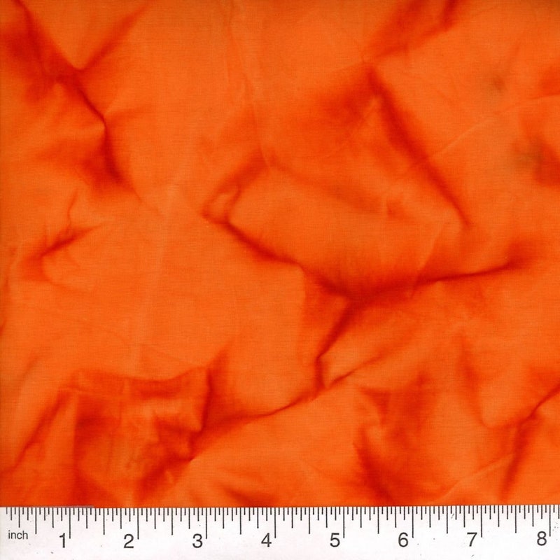 Orange Batik Fabric - Etsy