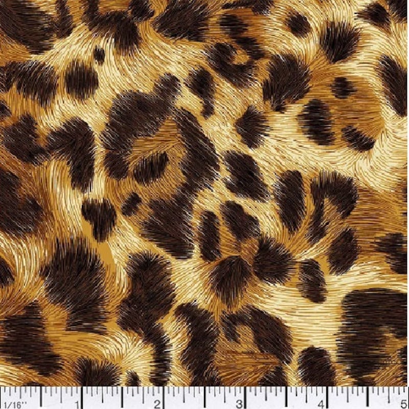 Cheetah Print Fabric - Etsy