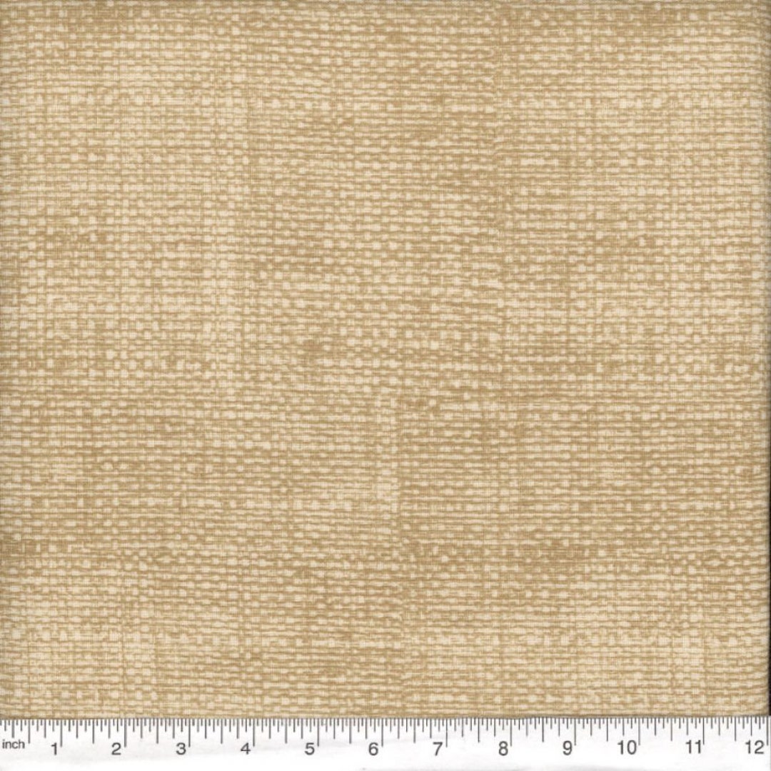 Burlap LOOK Fabric by the Yard, Khaki Cotton Fabric, Khaki Fabric ...