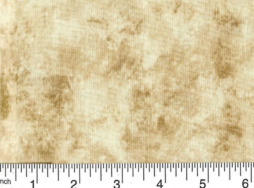 Natural Fabric by the Yard, Light Tan Marble Fabric, Natural Cotton ...