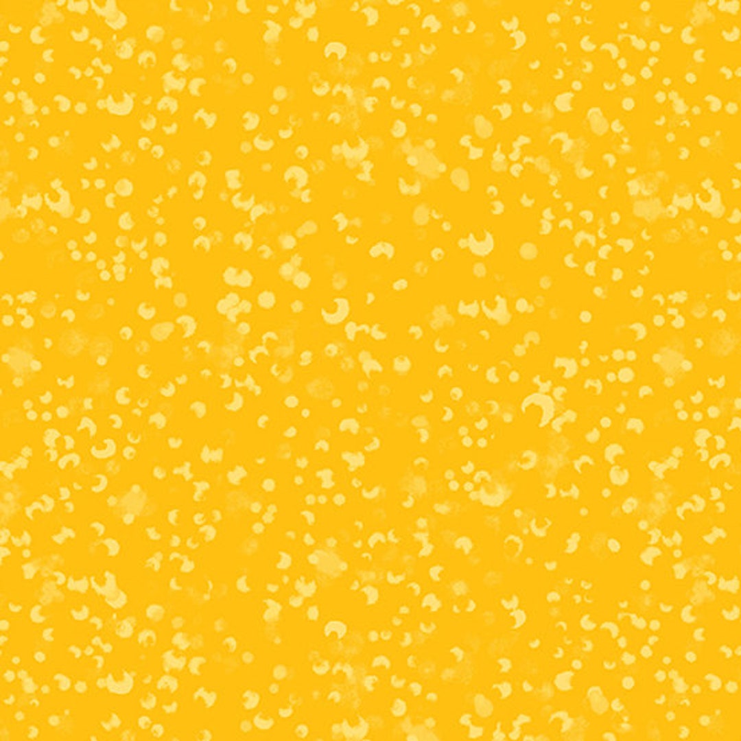 Yellow Splatter Fabric by the Yard From Andover Fabrics Dottir by Eye ...