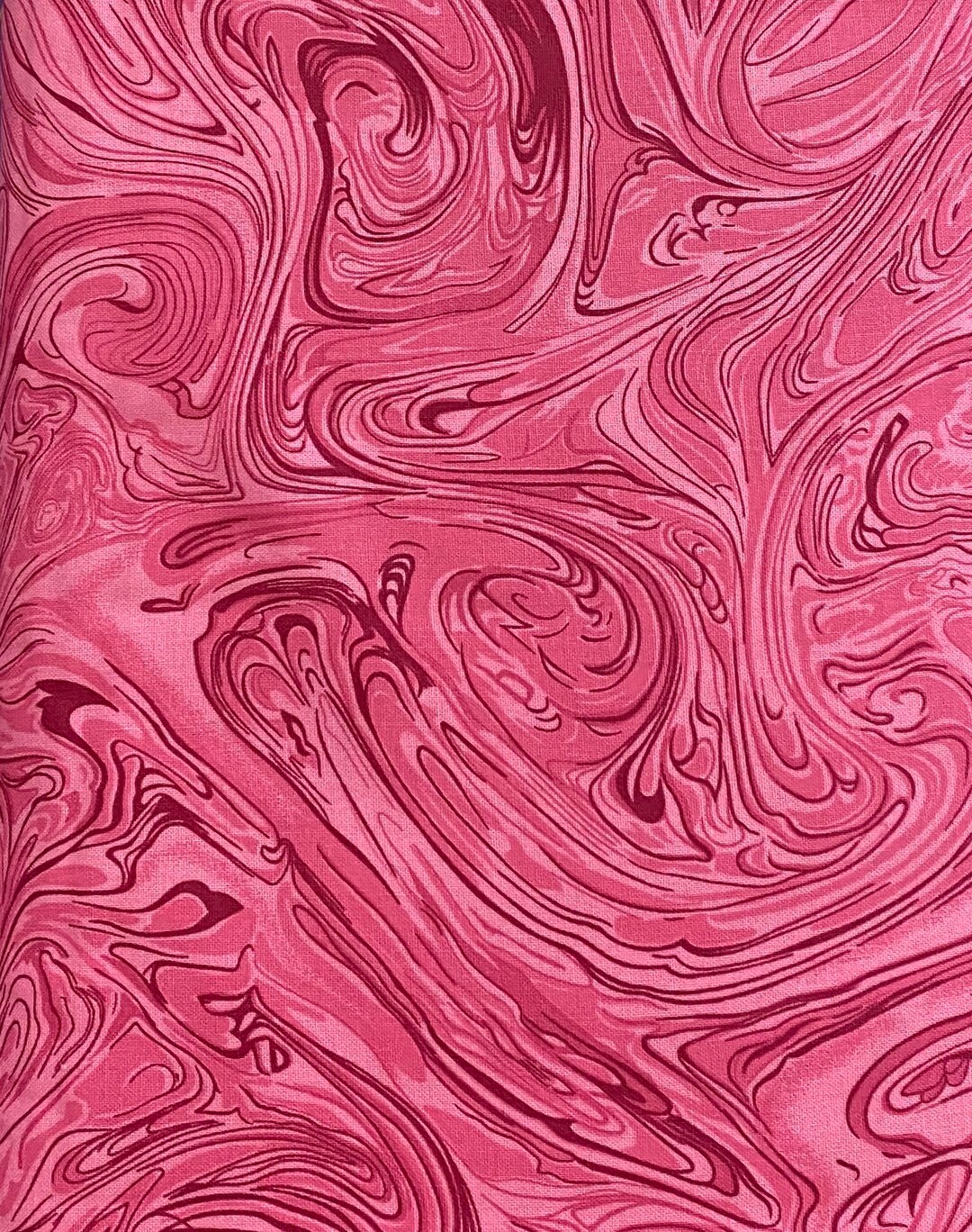 Pink Fabric by the Yard, Pink Swirl Fabric by the Yard, Pink Marble ...