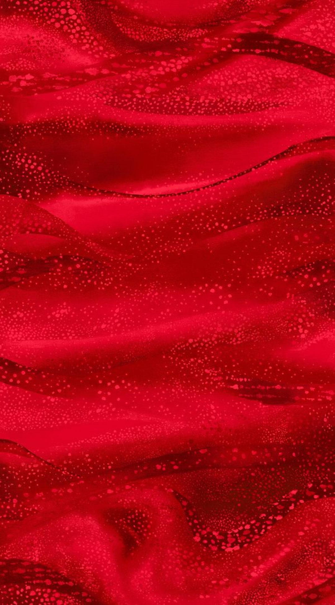 Red Fabric by the Yard by Freckle and Lollie Pacifica Textured Wave ...