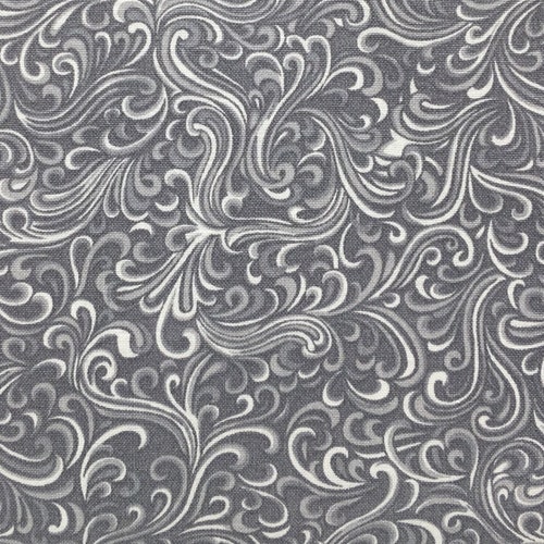 Gray Fabric by the Yard Gray Swirl Fabric Grey Fabric by the | Etsy