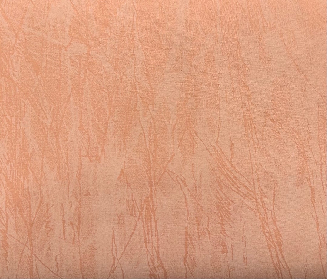 Peach Cracked Ice Fabric by the Yard, Peach Fabric, Peach Fabric Basics ...