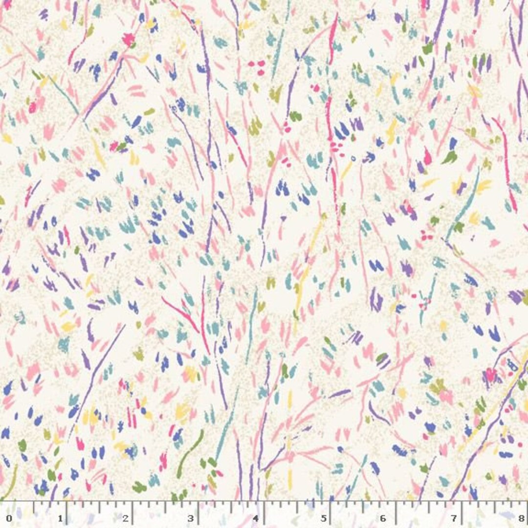 White Fabric by the Yard by Marcus Fabrics, White Floral Fabric, White ...