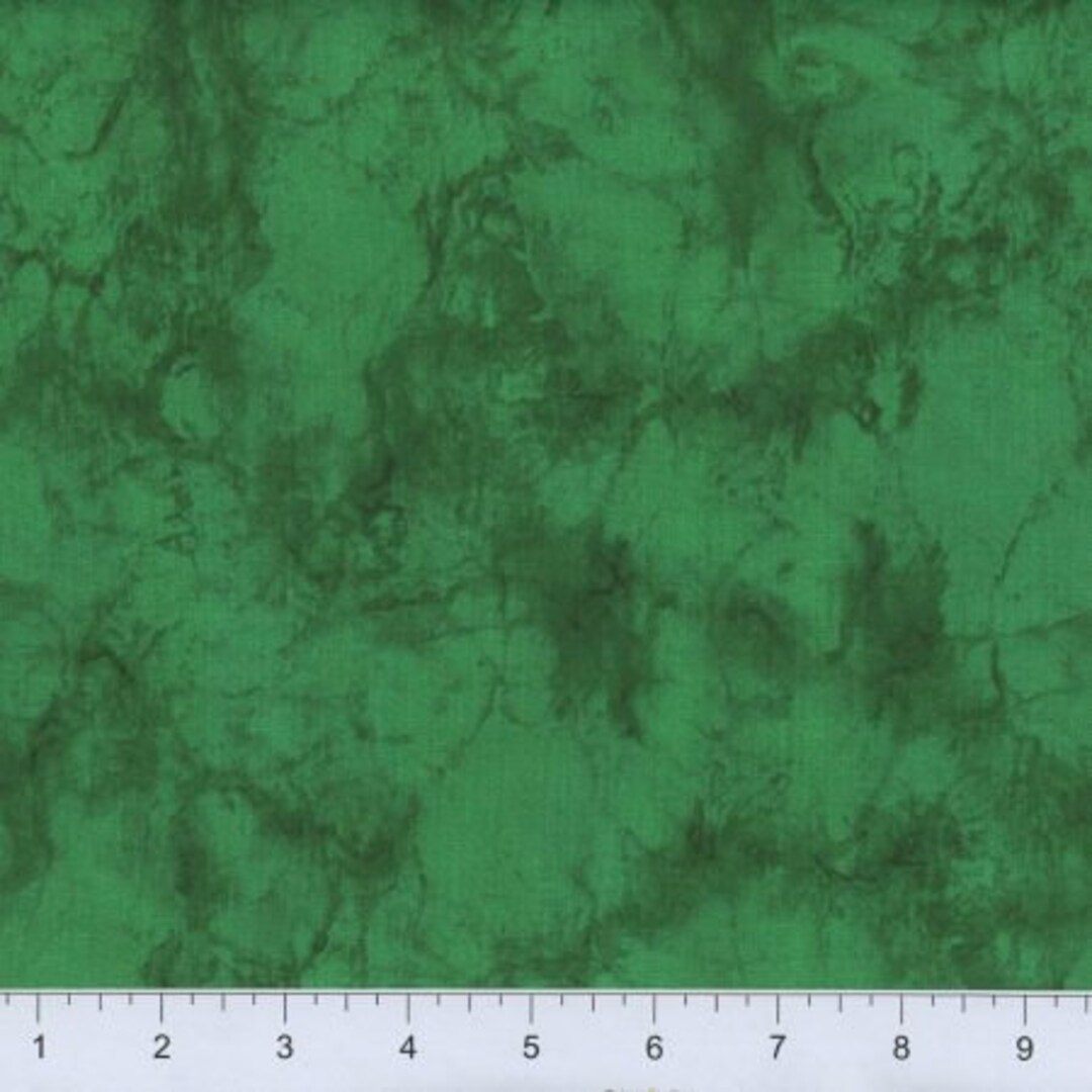Green Fabric by the Yard, Green Marble Fabric, Hunter Green Marble ...