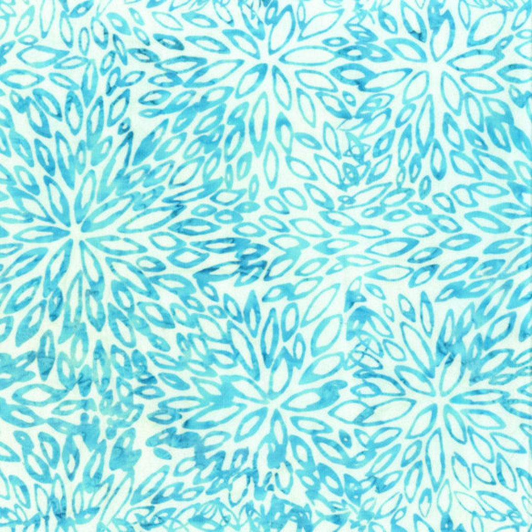 Blue Batik by the Yard From Anthology Batiks, Splash Blue Batik, Splash ...