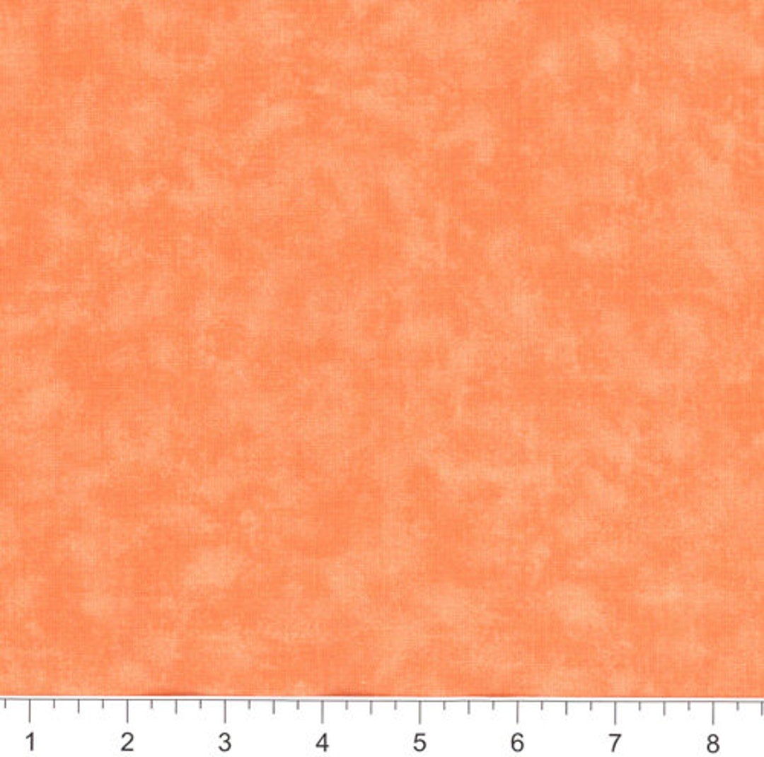 Peach Fabric by the Yard, Peach Marble Fabric, Peach Cotton Fabric ...