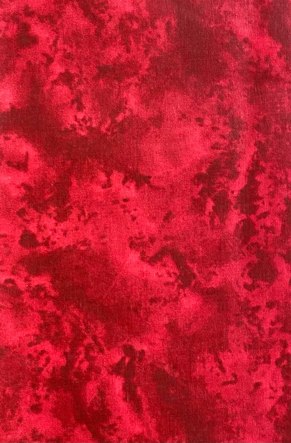 Visual Arts Dyeing & Batik 108 Wide Red Swirl Fabric Wide Quilt Fabric ...