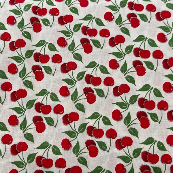 Cherry Fabric - Etsy