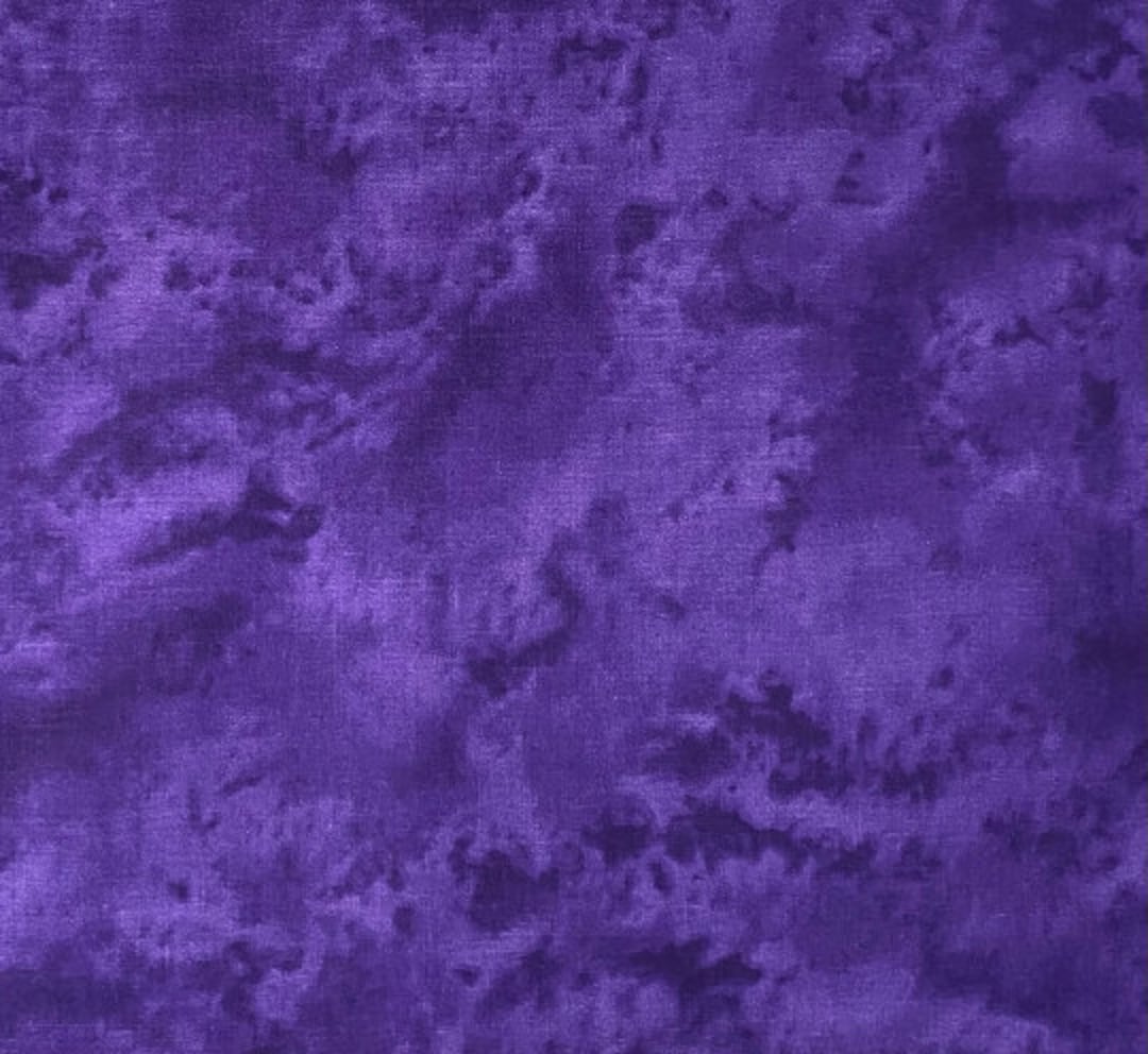 Purple Fabric by the Yard, Purple Marble Fabric, Purple Cotton Fabric ...