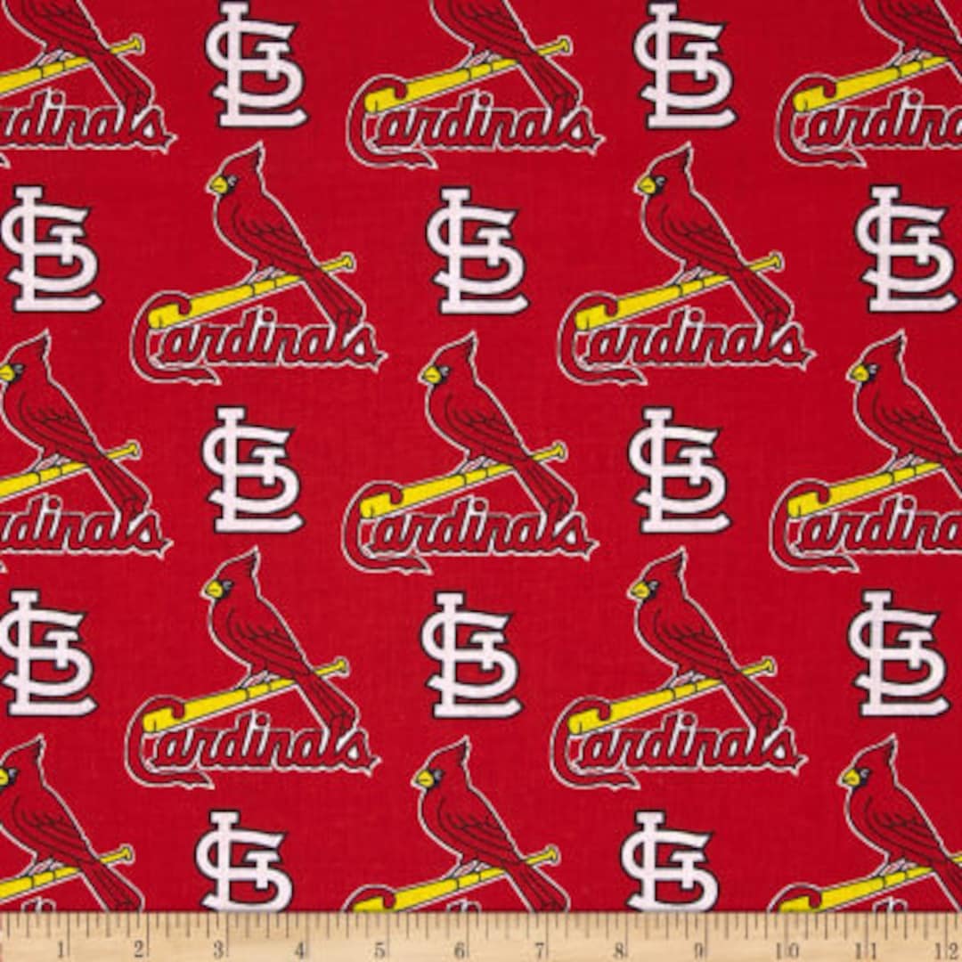 St Louis Cardinals Fabric by the Yard, Cotton St Louis Cardinals Fabric ...