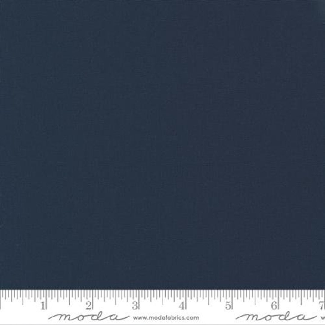 Moda Bella Solids in Navy 9900 20, Solid Blue Fabric, Solid Fabric ...