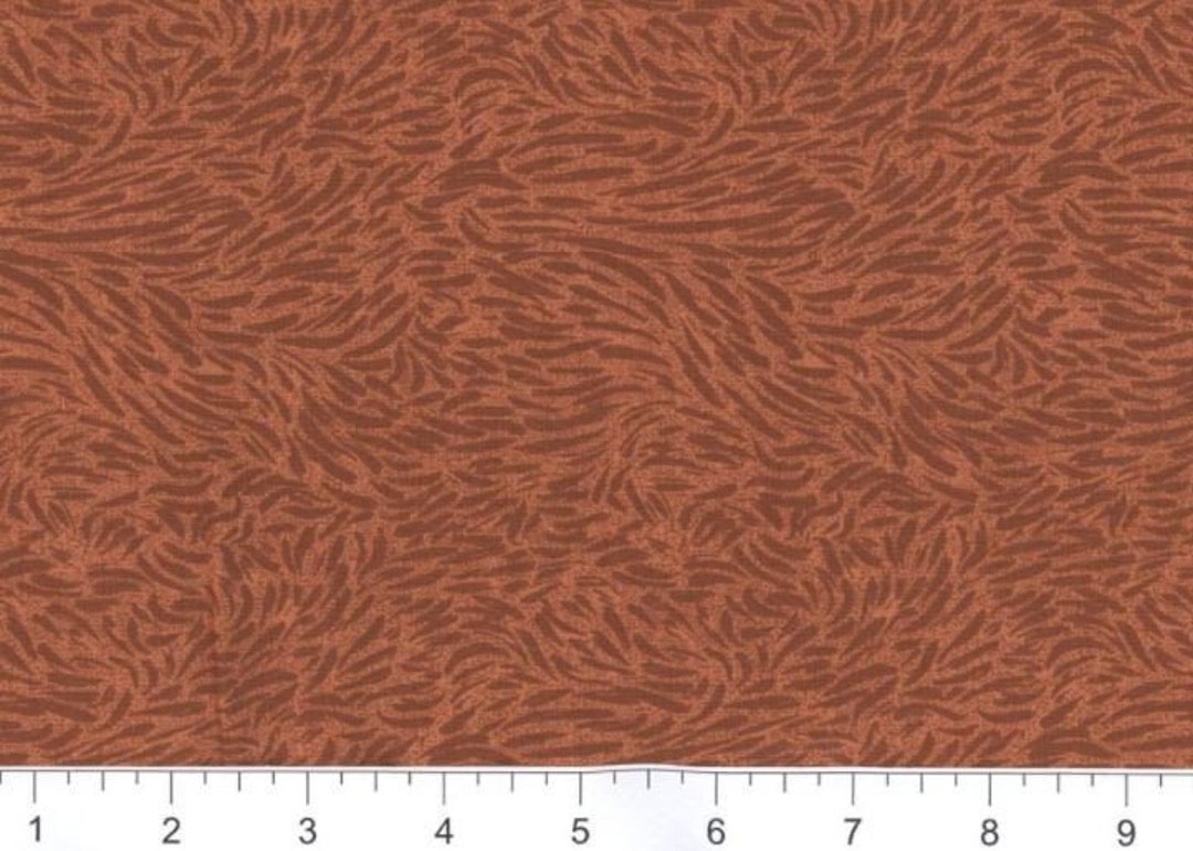 Rust Brown Fabric by the Yard, Brown Blenders Fabric, Brown Tonal ...