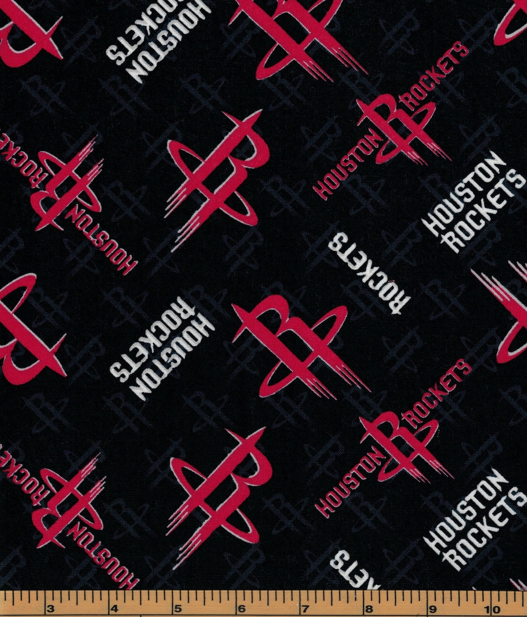 Houston Rockets Fabric by the Yard, Cotton Houston Rockets Fabric ...
