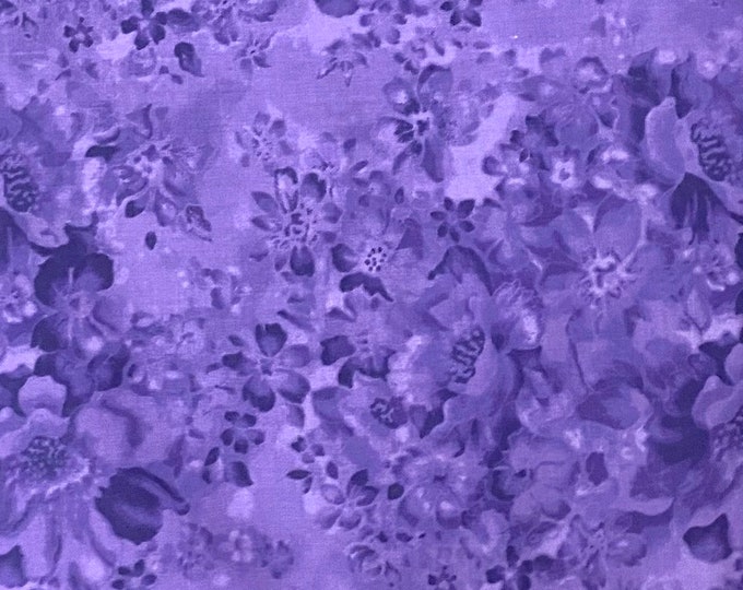 Light Purple Fabric by the Yard Purple Floral Fabric Purple - Etsy