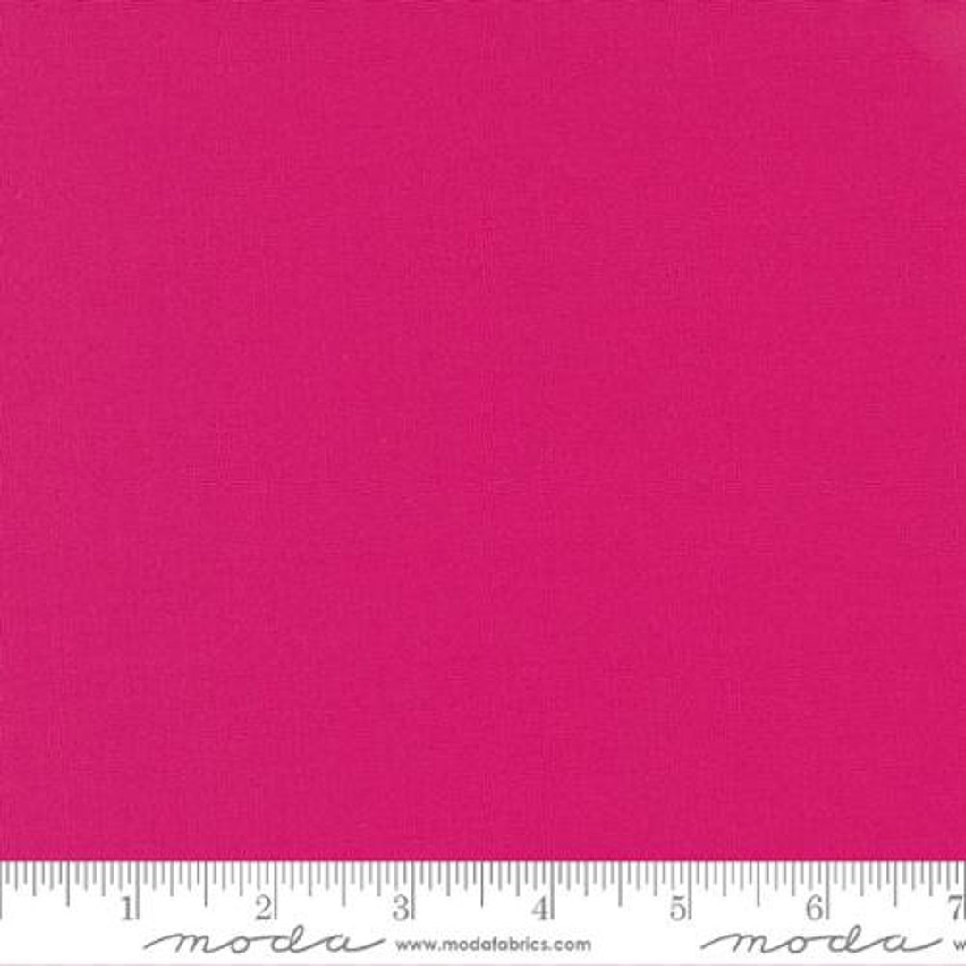 Moda Bella Solids in Shocking Pink 9900 223, Solid Pink Cotton, Pink ...