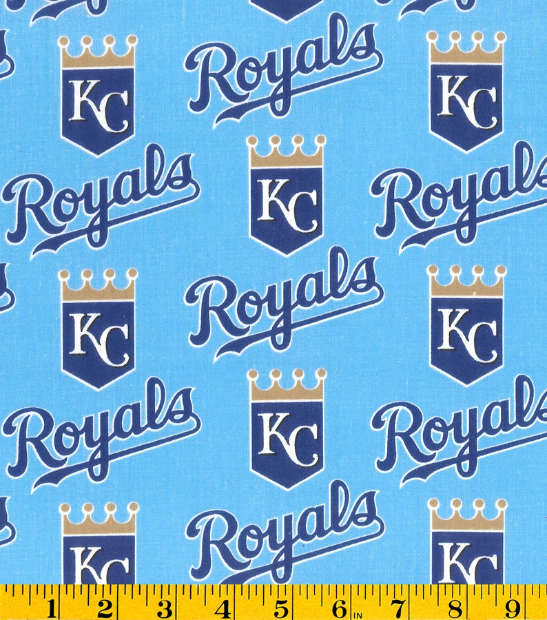 Kansas City Royals Fabric by the Yard Cotton Kansas City - Etsy