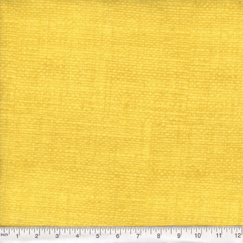 Yellow Burlap Look Fabric by the Yard, Yellow Burlap Cotton Fabric ...