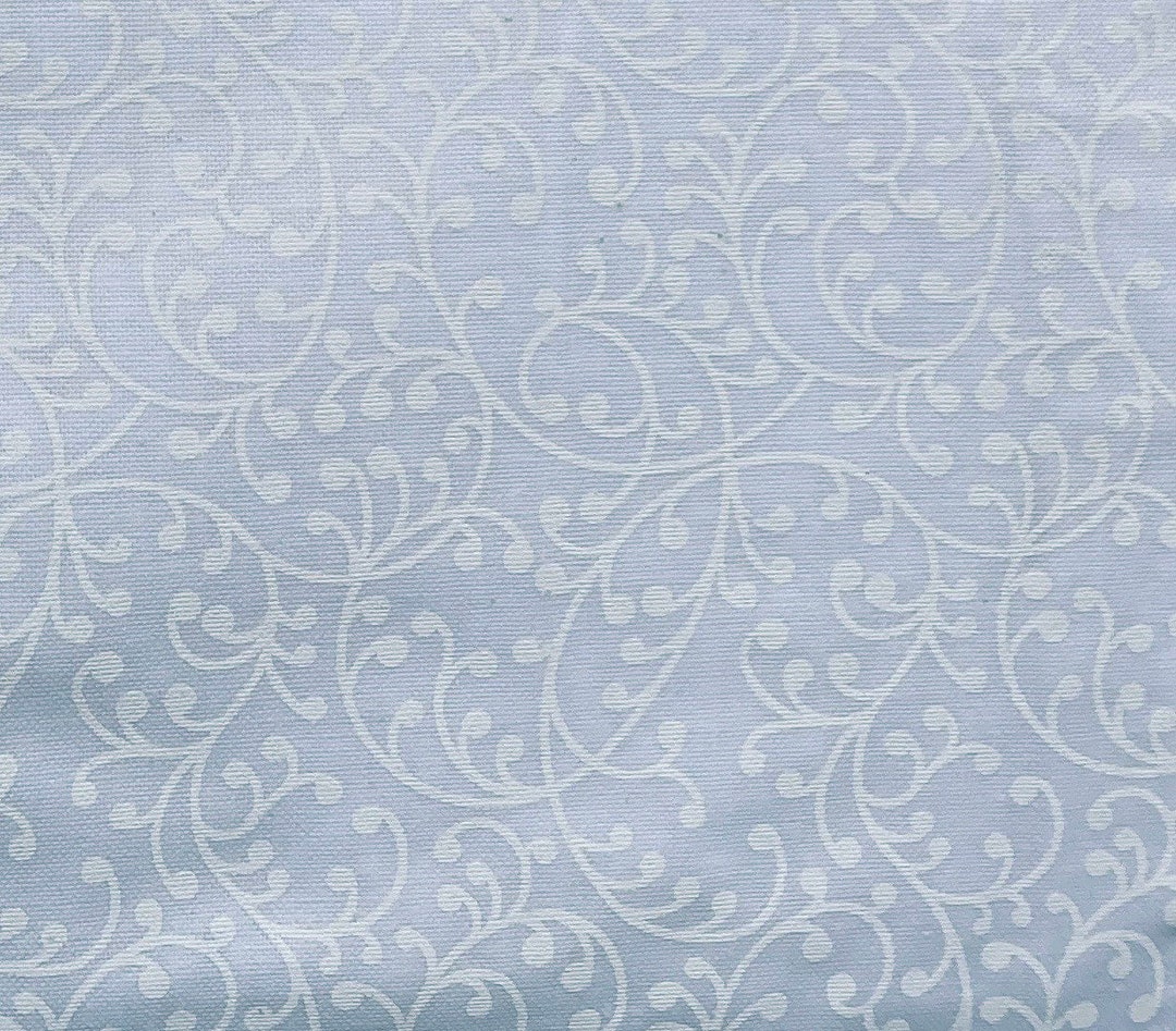 White Fabric by the Yard, Neutral Fabric, White Swirl Fabric, White ...