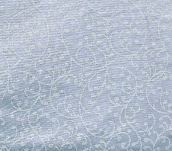 White Fabric by the Yard Neutral Fabric White Swirl Fabric - Etsy