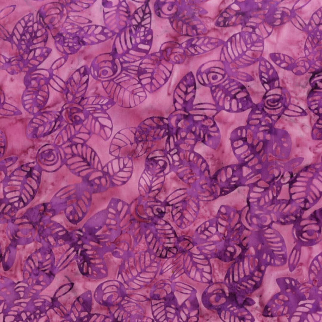 Purple Batik by the Yard From Anthology Batiks, Velvet Purple Batik ...