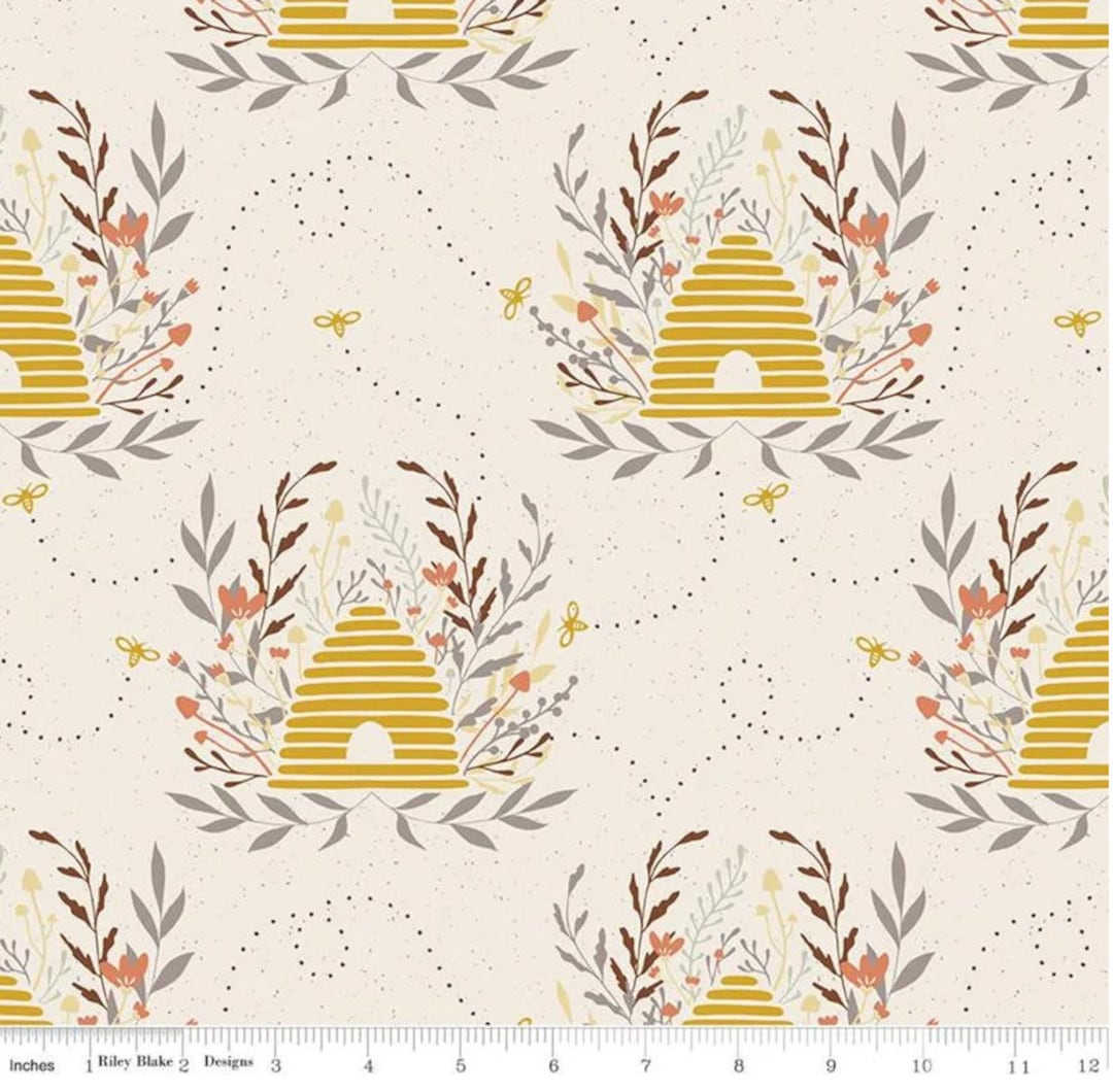Beehive Fabric by the Yard by Riley Blake Harmony Fabric Line ...