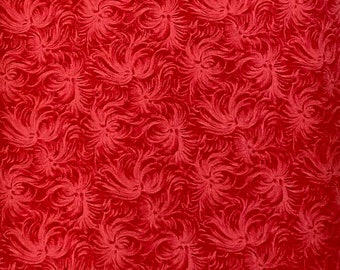 Red Tonal Fabric | Etsy