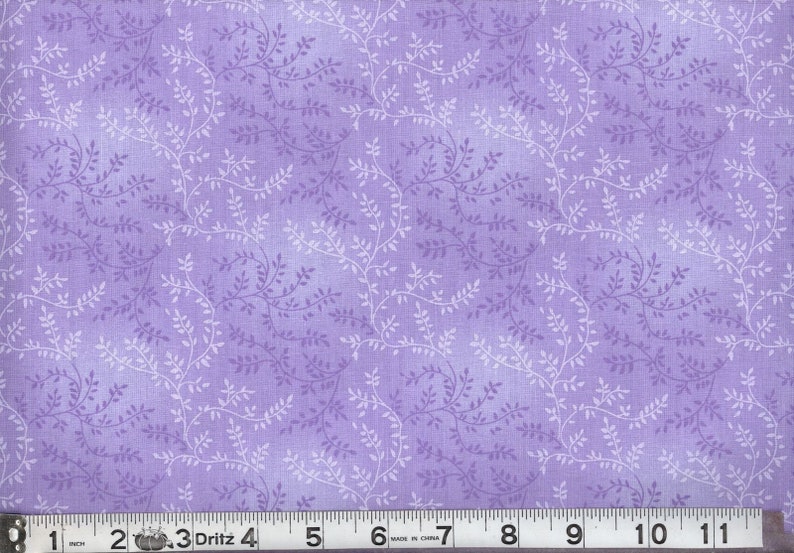 Light Purple Fabric by the Yard Purple Floral Fabric Purple | Etsy