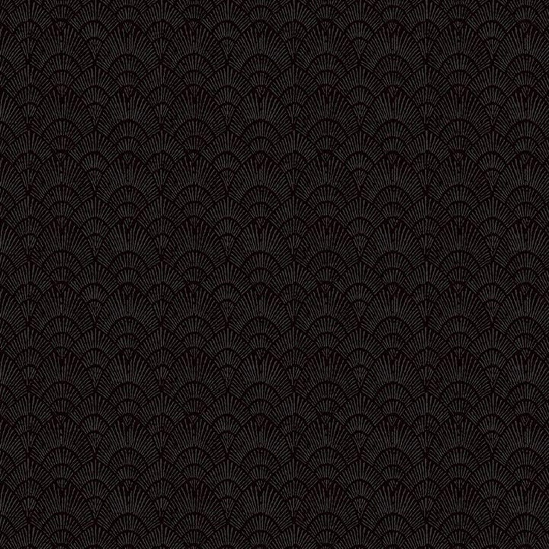 Black on Black Fabric by the Yard by Timeless Treasures, Black Cotton ...