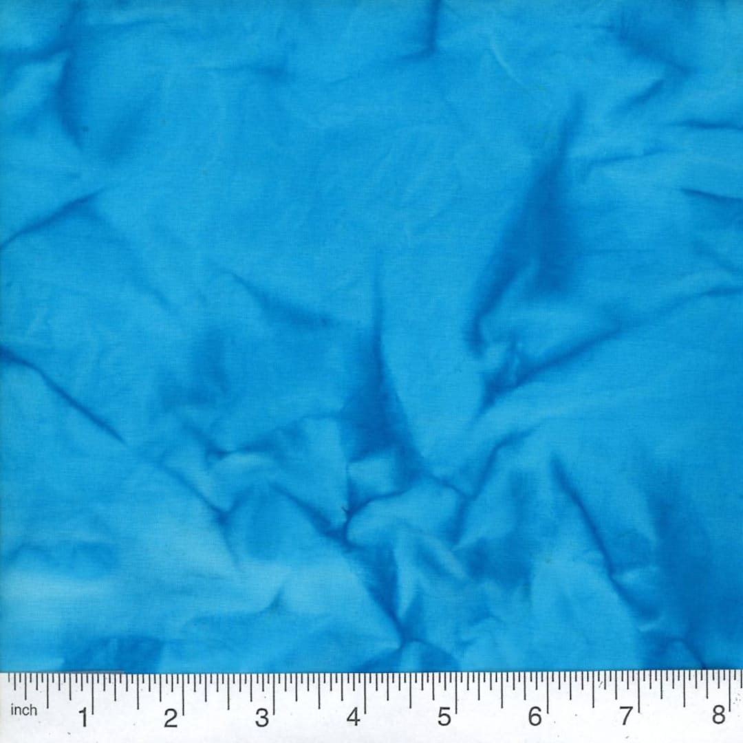 Blue Fabric by the Yard, Blue Tie Dye Print Fabric, Water Fabric, Blue ...