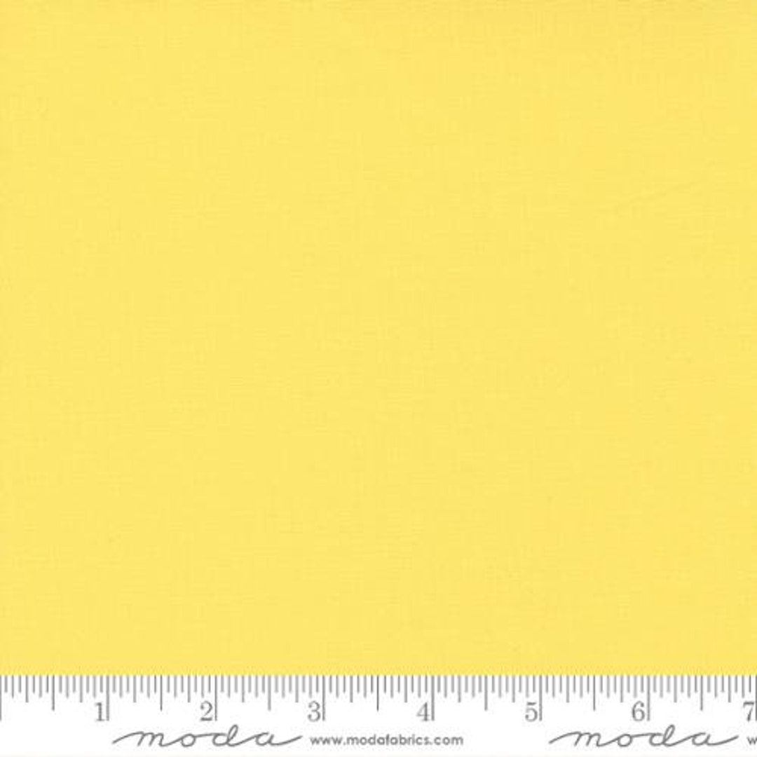 Moda Bella Solids in Sunshine 9900 130, Solid Yellow Fabric, Yellow ...