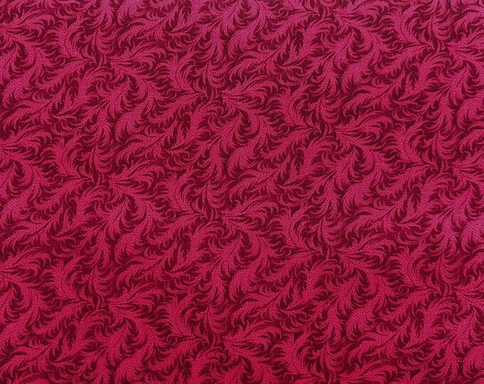 Burgundy Fabric by the Yard, Burgundy Cotton, Burgundy Swirl Fabric ...