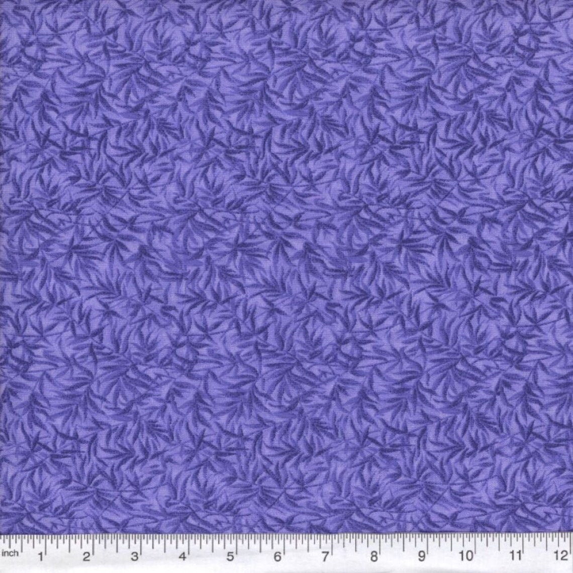 Purple Fabric by the Yard, Purple Leaf Fabric, Purple Fabric Basics ...
