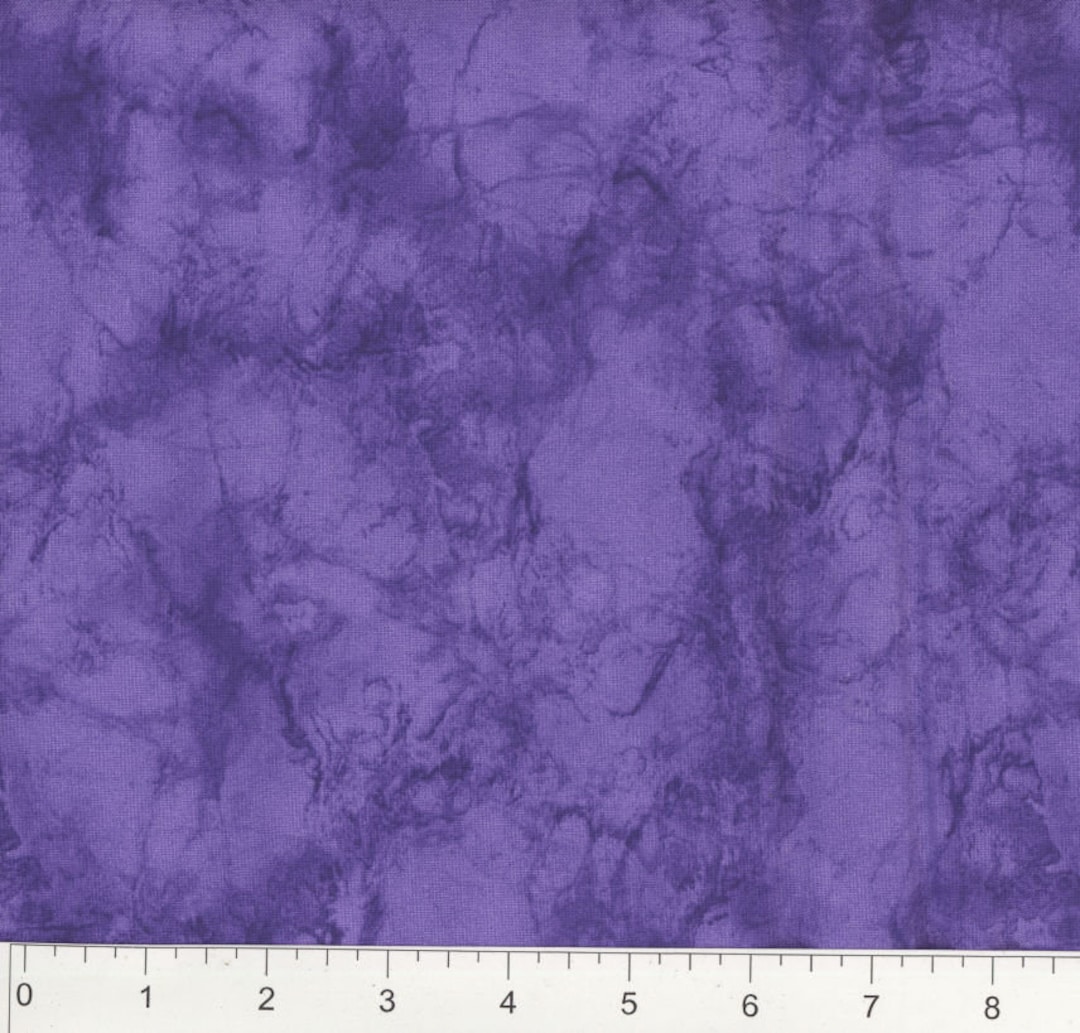 Purple Fabric by the Yard, Purple Marble Fabric, Purple Blender Fabric ...