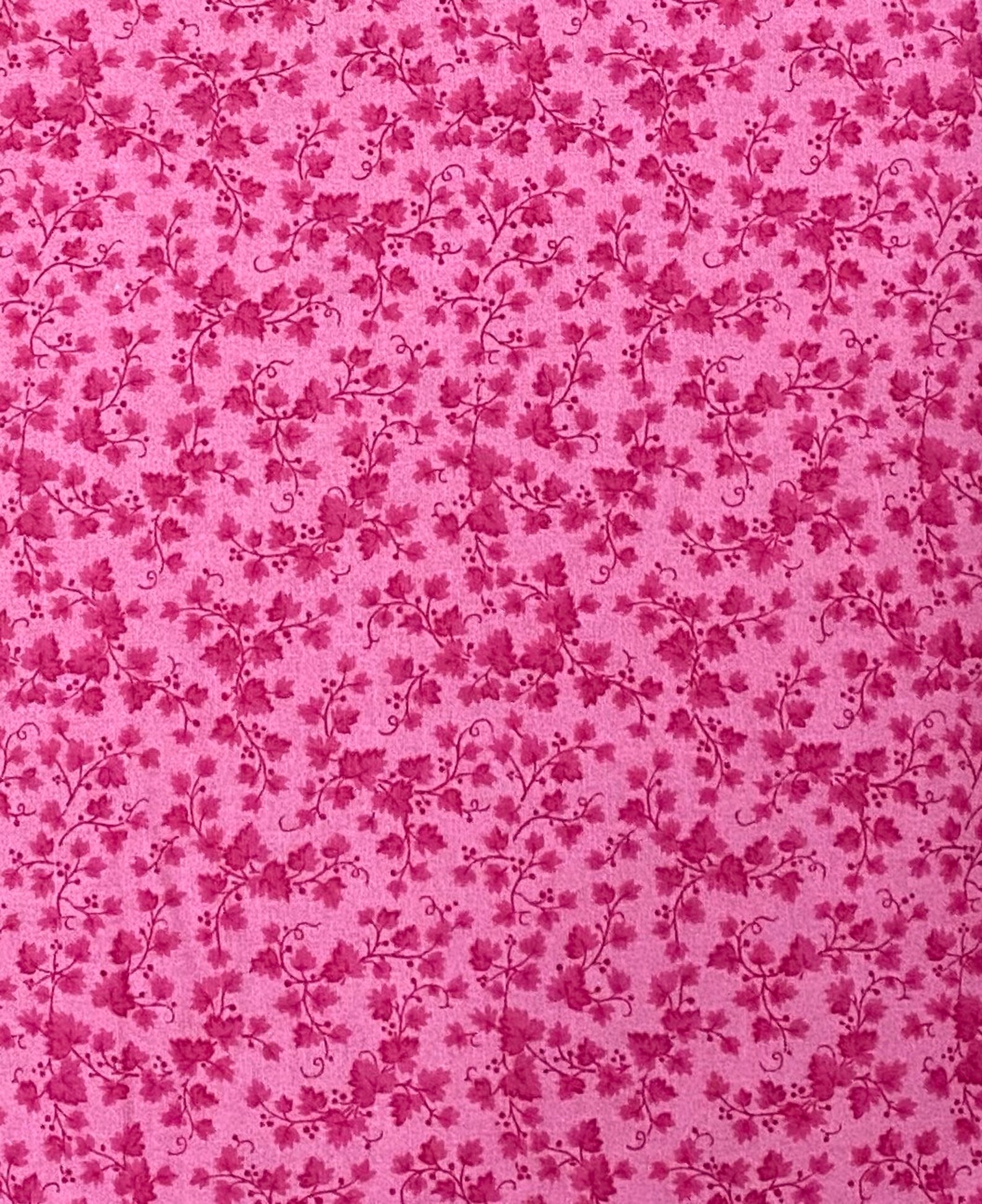 Pink Fabric by the Yard, Hot Pink Fabric, Pink Floral Fabric, Pink ...