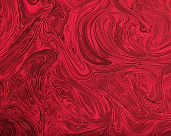 Just Color Red Swirl Fabric by Studio E this is for a 3 Yard - Etsy