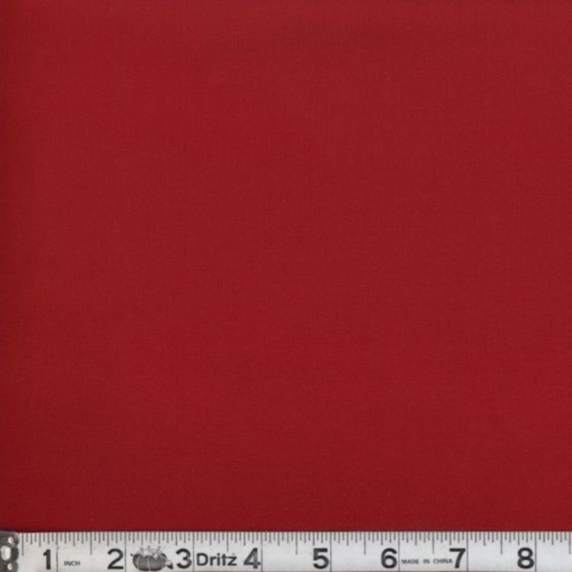 Solid Red Fabric by the Yard, Cotton Red Fabric, Solid Red Cotton ...