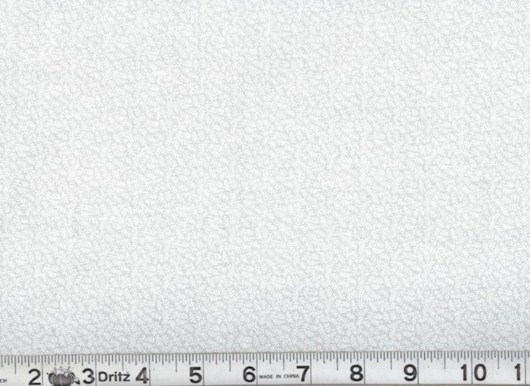 White on White Leaf Cotton Fabric by the Yard, #23834 - Etsy