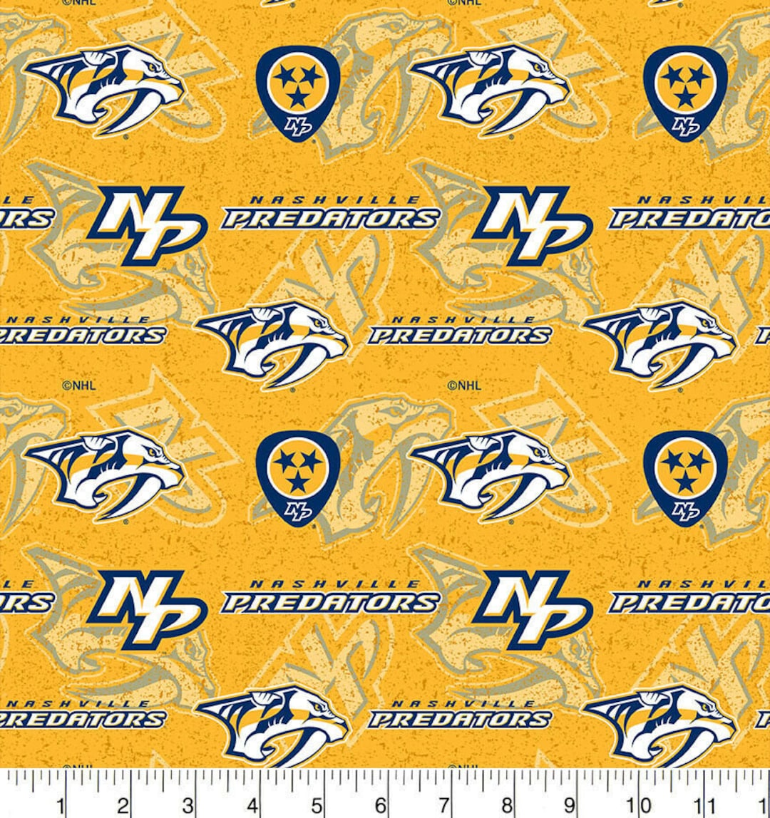 Nashville Predators Fabric by the Yard, Cotton Nashville Predators ...