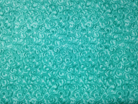 Turquoise Blue Fabric Turquoise Fabric by the Yard Aqua | Etsy