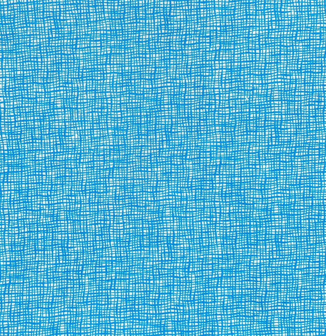 Turquoise Fabric by the Yard, Turquoise Basket Weave Fabric by the Yard ...