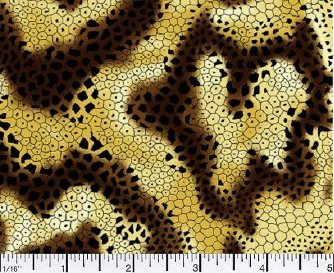 Snake Fabric by the Yard, Snake Print Fabric, Snake Skin Fabric, Animal ...