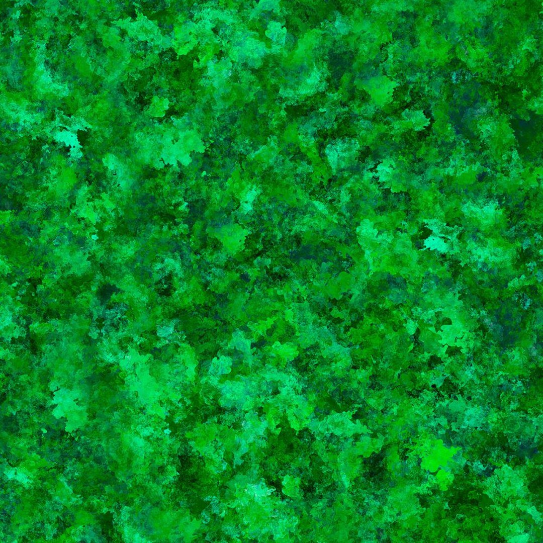 Green Fabric by the Yard Palette Patch Fabric Line Digitally Printed ...
