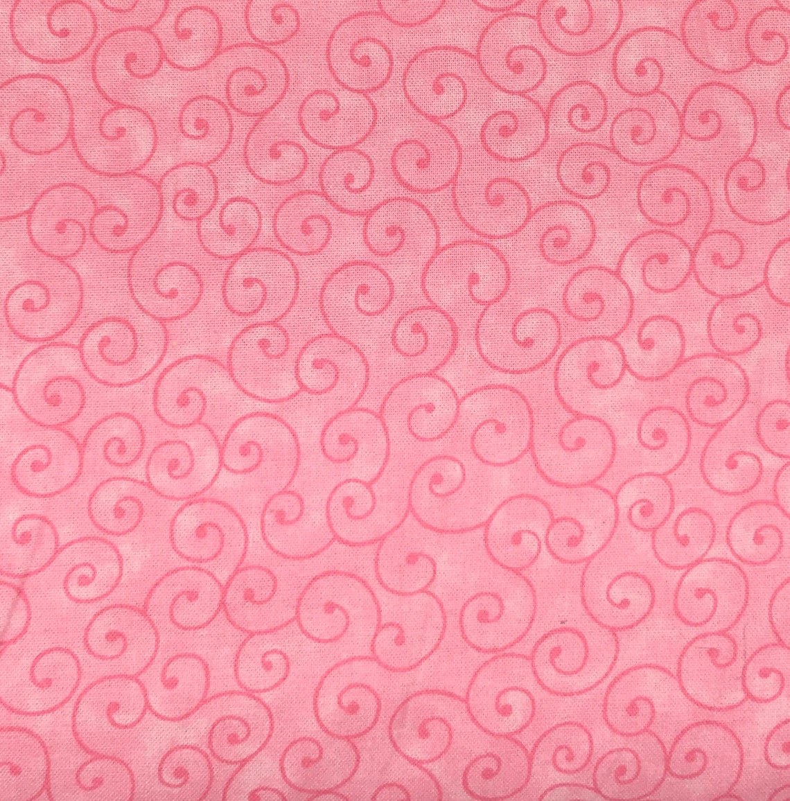 Pink Swirl Cotton Fabric by the Yard, #19218 - Etsy